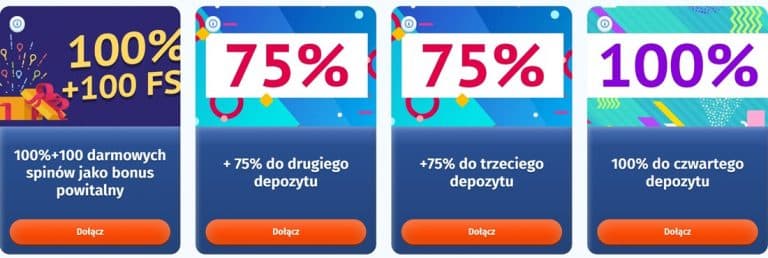 Spin City Casino PL 🇵🇱 Bonus 100% +100 FS!